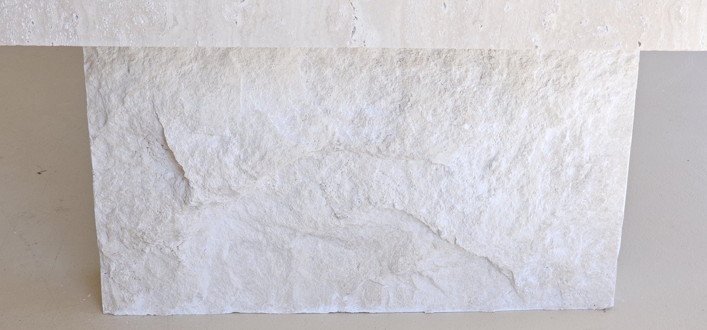 Travertine Coffee Table - Natural Stone Table - Etsy