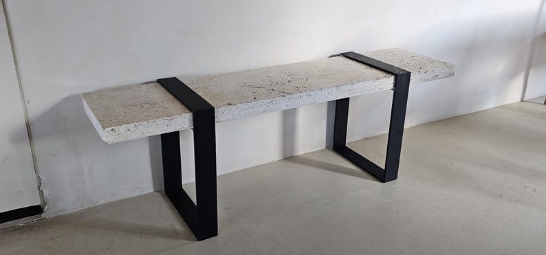 Travertine Bench - Etsy