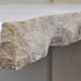 Chiseled Travertine Floating Shelf - Natural Stone Shelves - Invisible ...