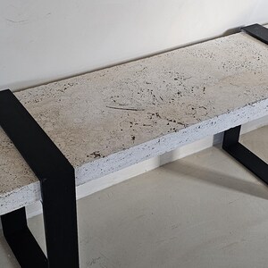 Travertine Bench - Etsy