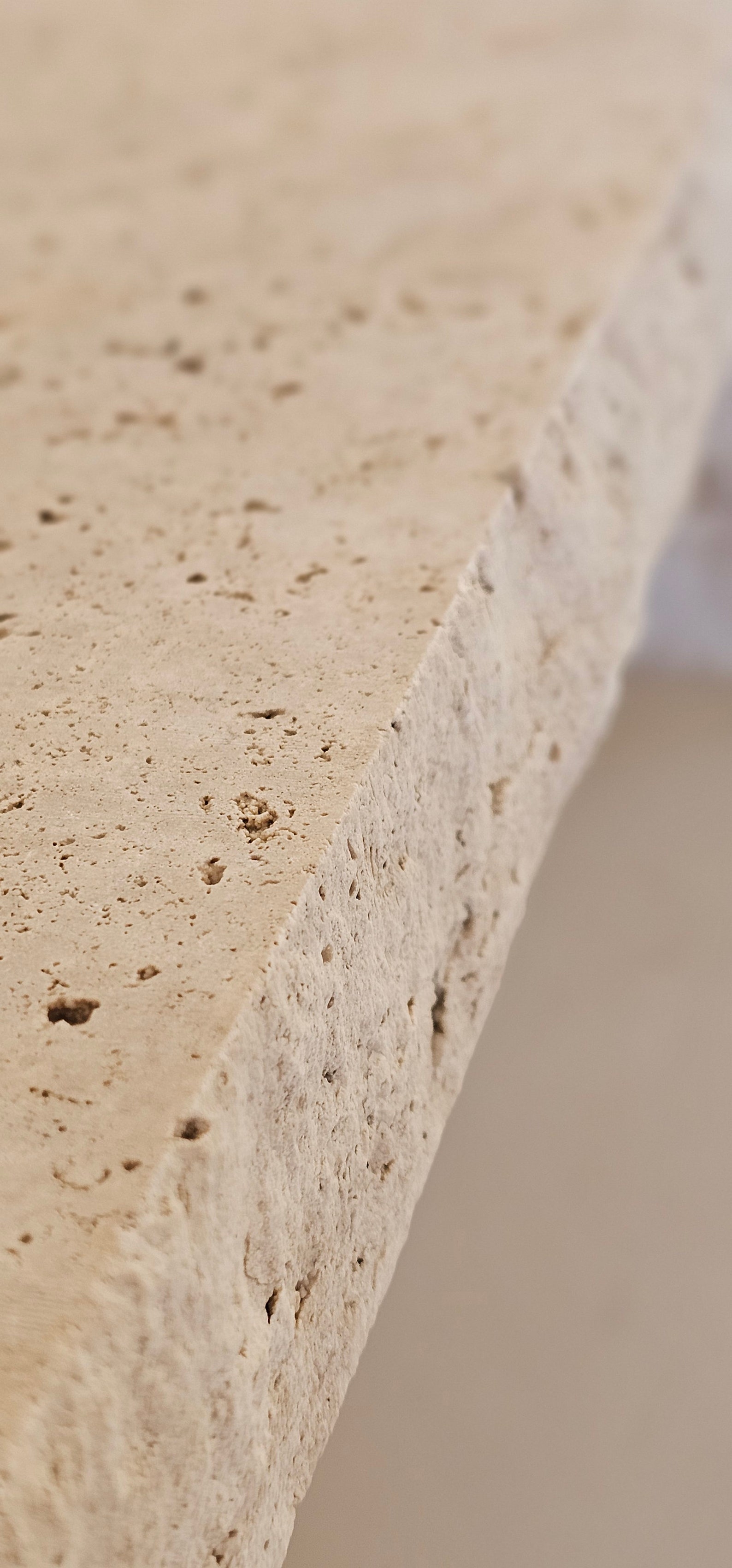 Travertine Stone Console Table - Etsy