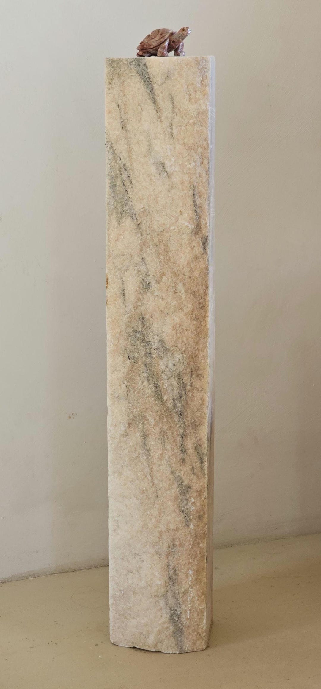 Marble Pedestal Column - Sculpture Stand - Plinth - Monolith - Solid ...