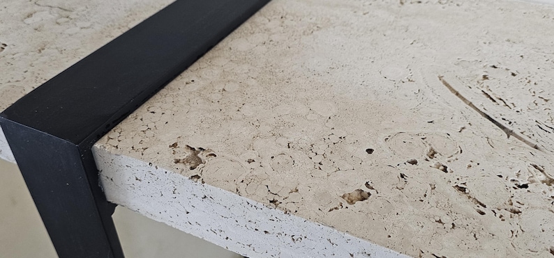 Travertine Bench - Etsy