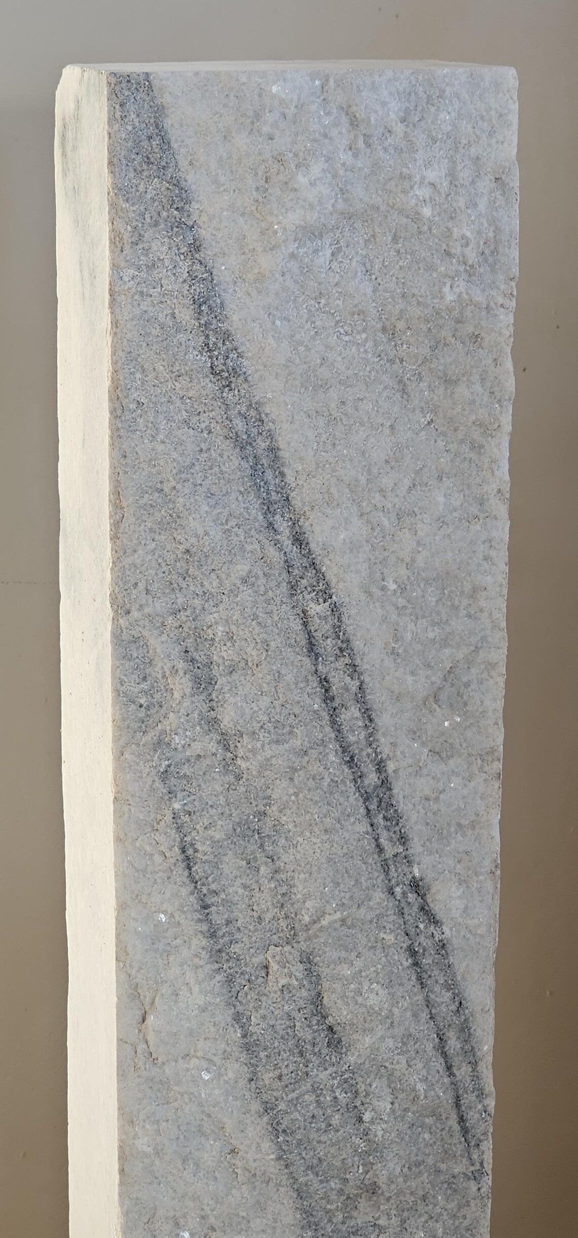 White Marble Pedestal Column - Plinth - Monolith - Etsy