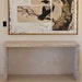 Travertine Stone Console Table - Etsy
