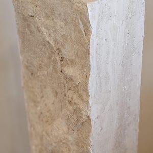 Travertine Pedestal Column - Plinth - Monolith - Etsy