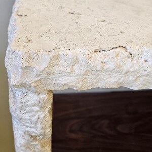 Chiseled Travertine Live Edge Vanity Shelf - Etsy