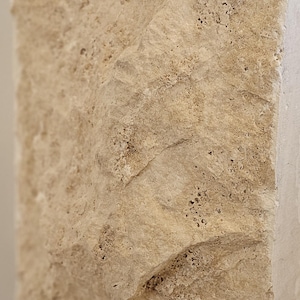 Travertine Pedestal Column - Plinth - Monolith - Etsy