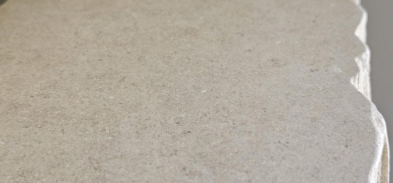 Limestone Floating Shelf With Chiseled Edges - Natural Stone Shelves ...