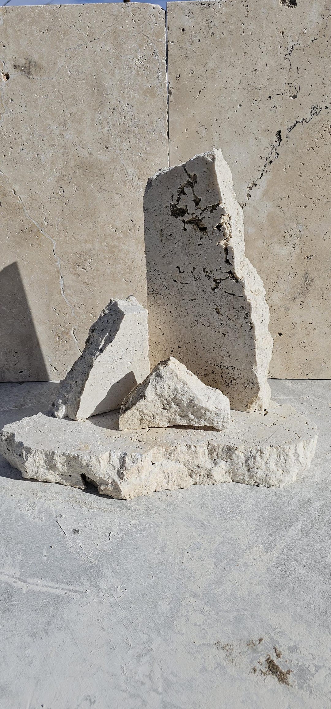 Raw Edge Travertine Blocks Chunks for Photoshoot Props or Display - Etsy