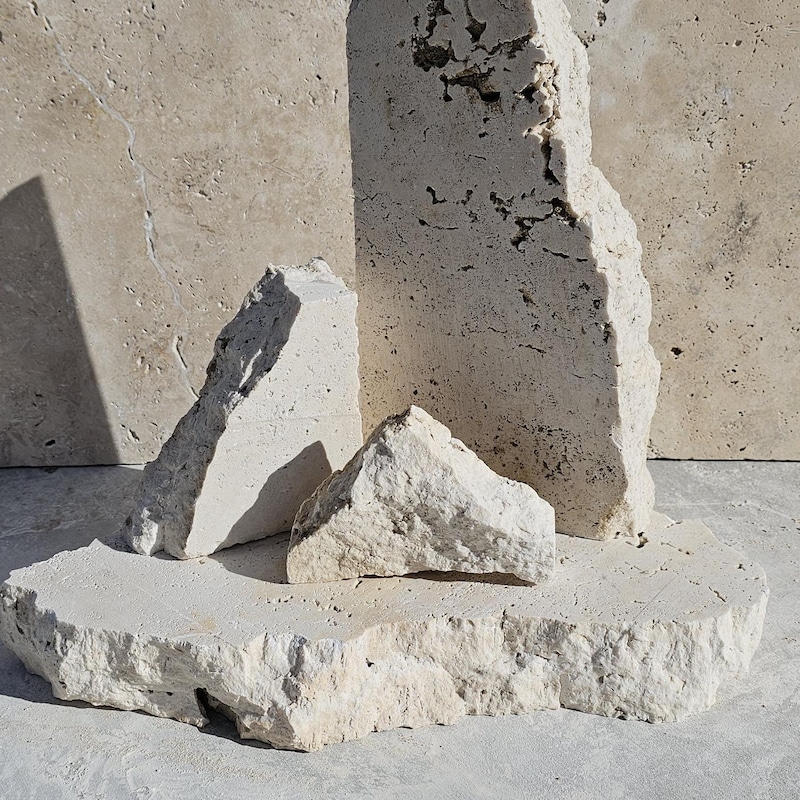 Travertine Stone Display - Etsy