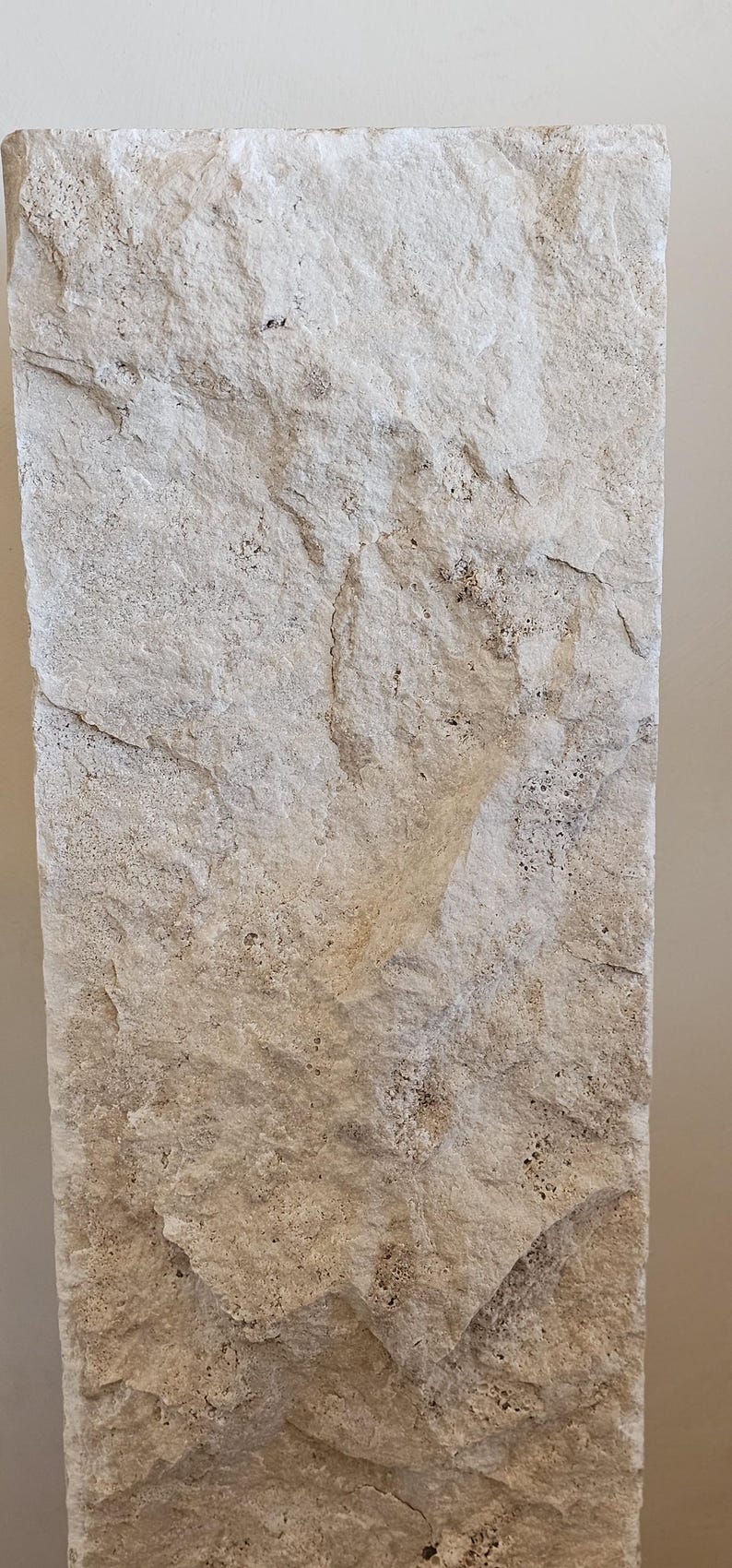 Travertine Pedestal Column - Plinth - Monolith - Etsy