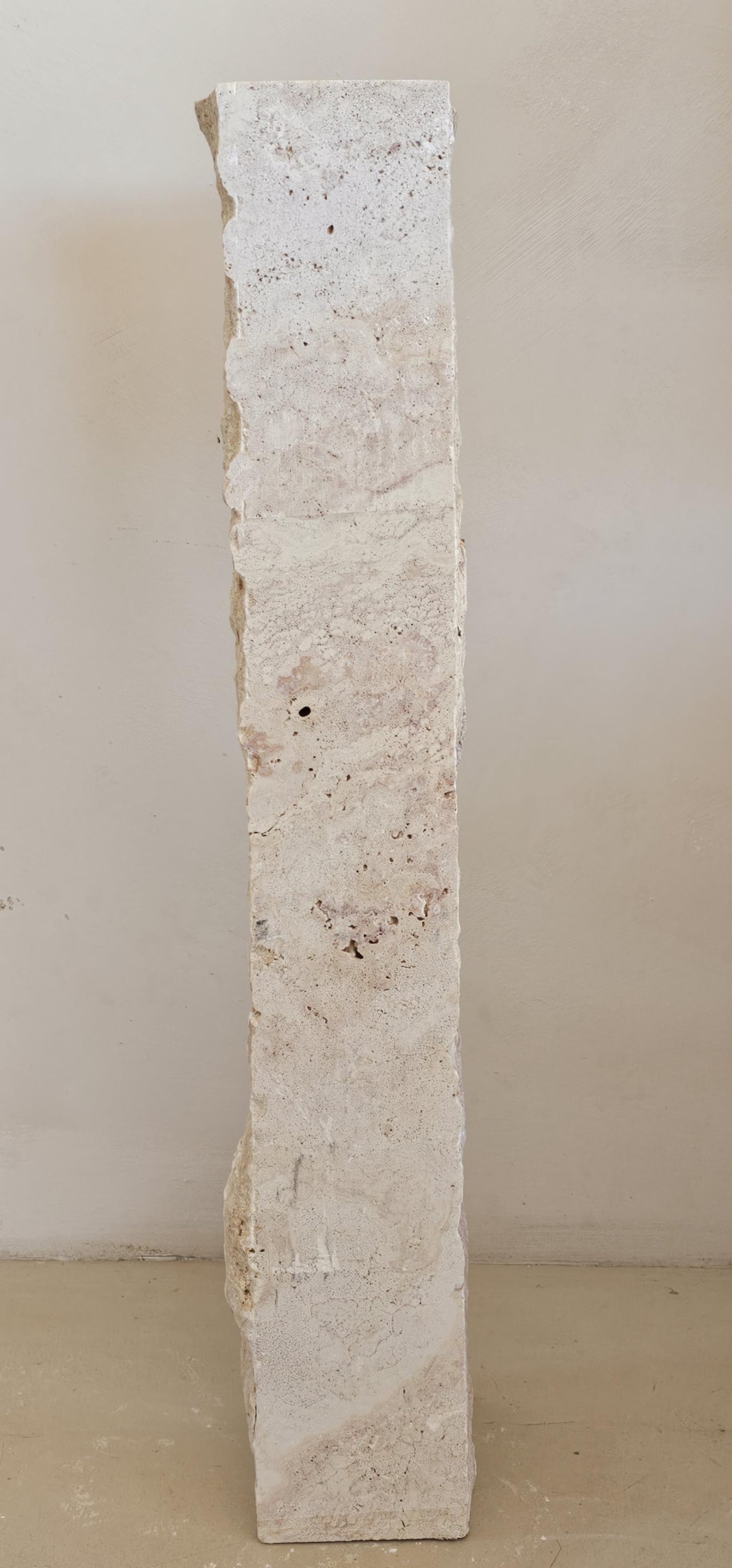 Travertine Pedestal Column - Sculpture Stand - Plinth Monolith - Etsy