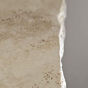 Travertine Floating Shelves, Custom Natural Travertine Chiseled Shelf ...