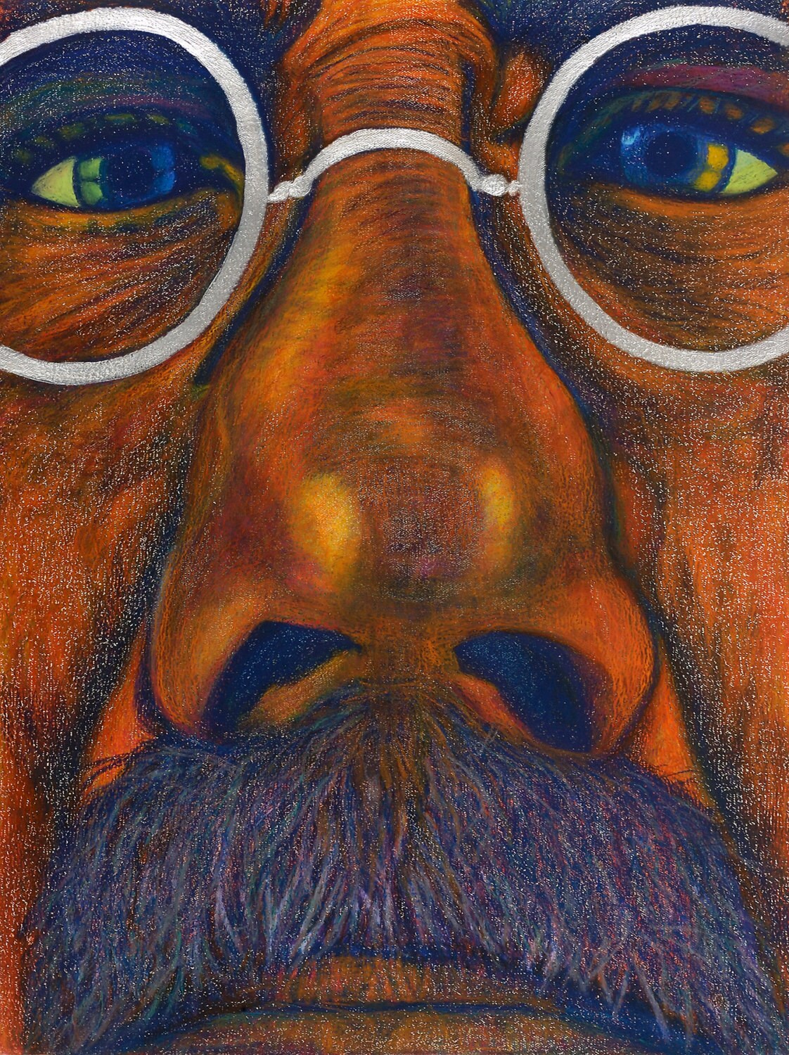 Chuck Close Paintings Close Up