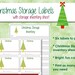 Printable Christmas Storage Bin Labels, Christmas Organization - Etsy