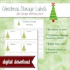 Printable Christmas Storage Bin Labels, Christmas Organization - Etsy