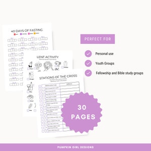 Printable Lenten Journal and Activities for Adults and Teens - Etsy