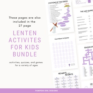 Printable Lenten Journal and Activities for Adults and Teens - Etsy