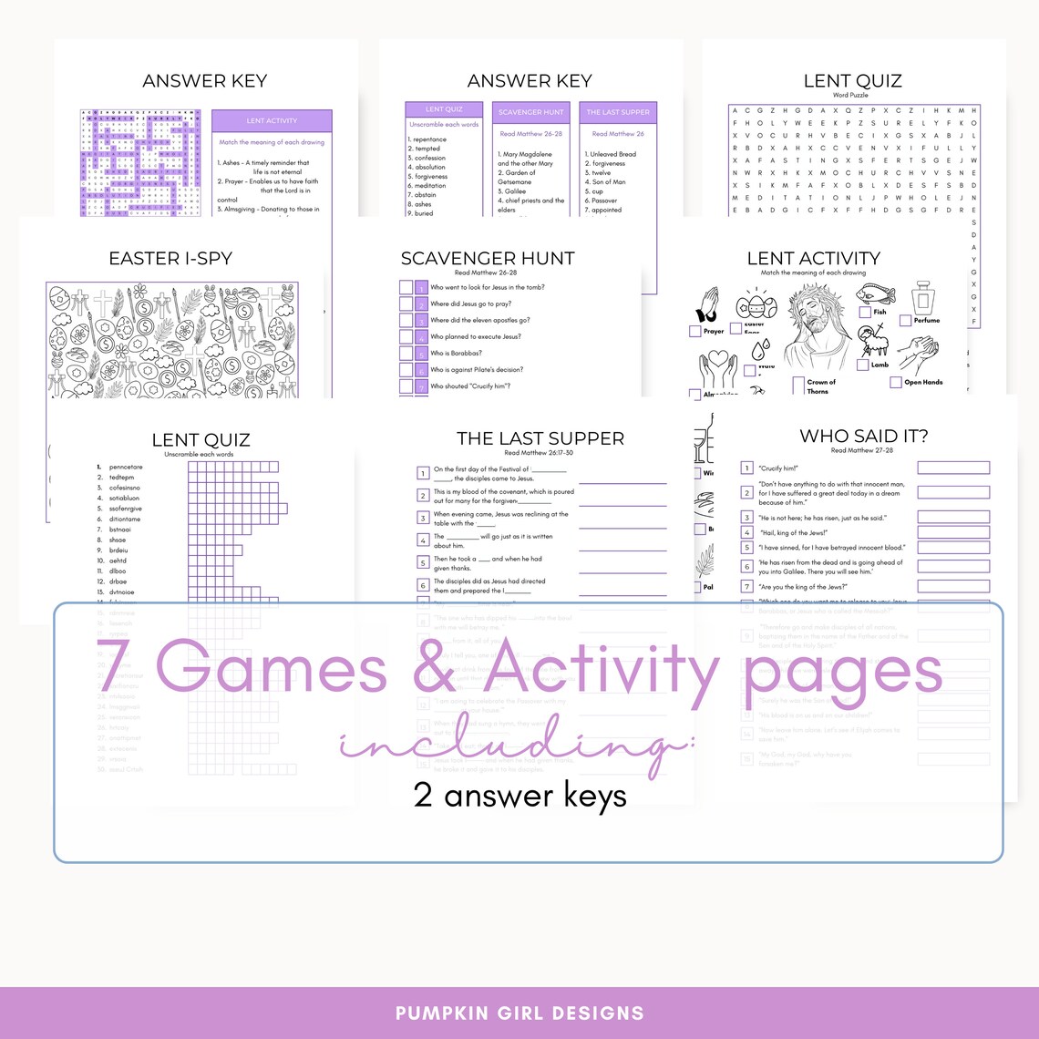 Printable Lenten Journal and Activities for Adults and Teens - Etsy