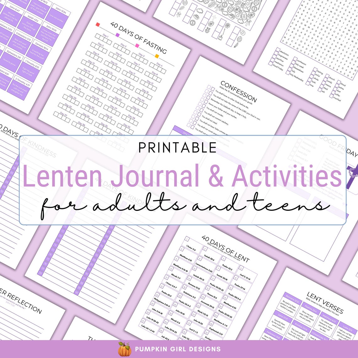 Printable Lenten Journal and Activities for Adults and Teens - Etsy