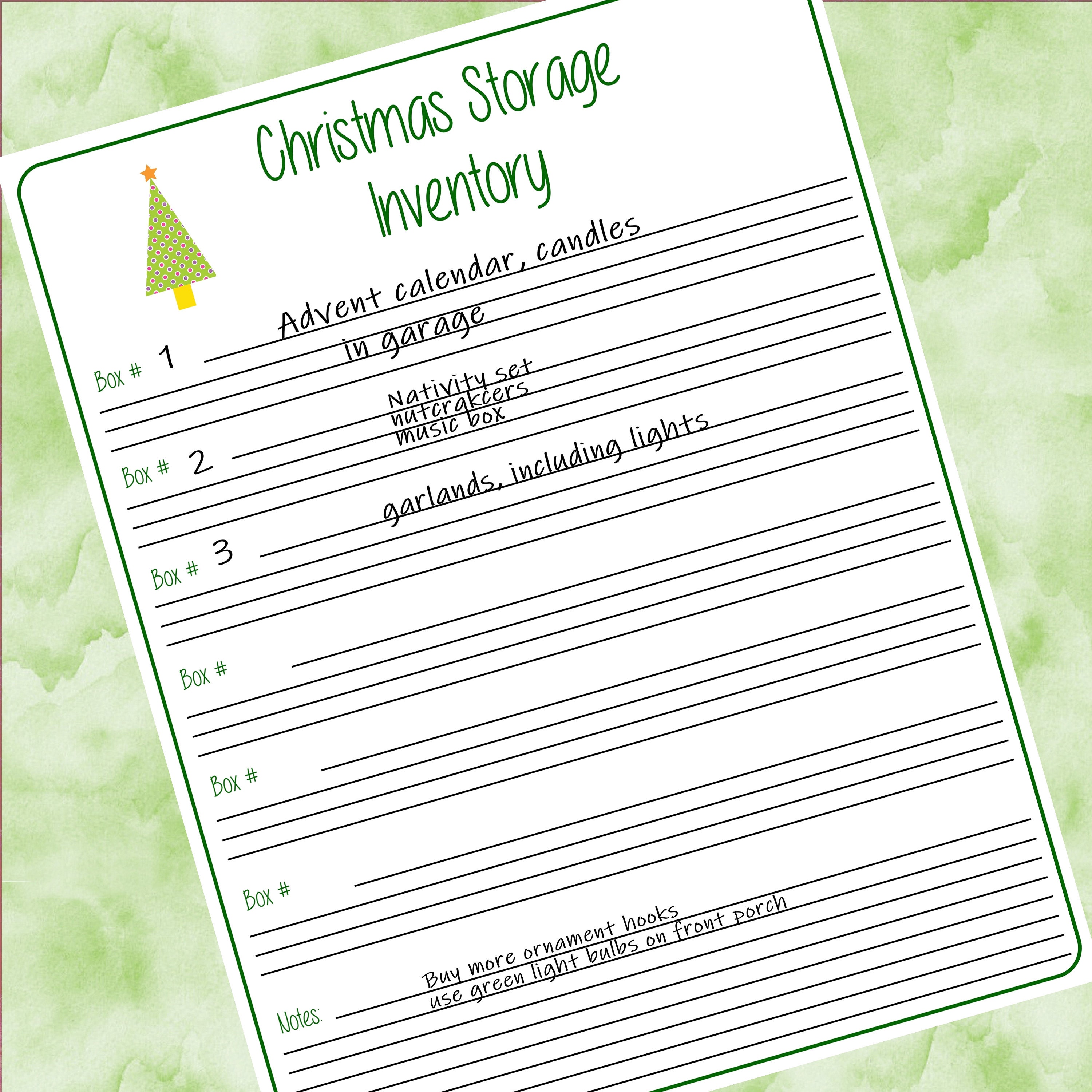 Printable Christmas Storage Bin Labels, Christmas Organization - Etsy