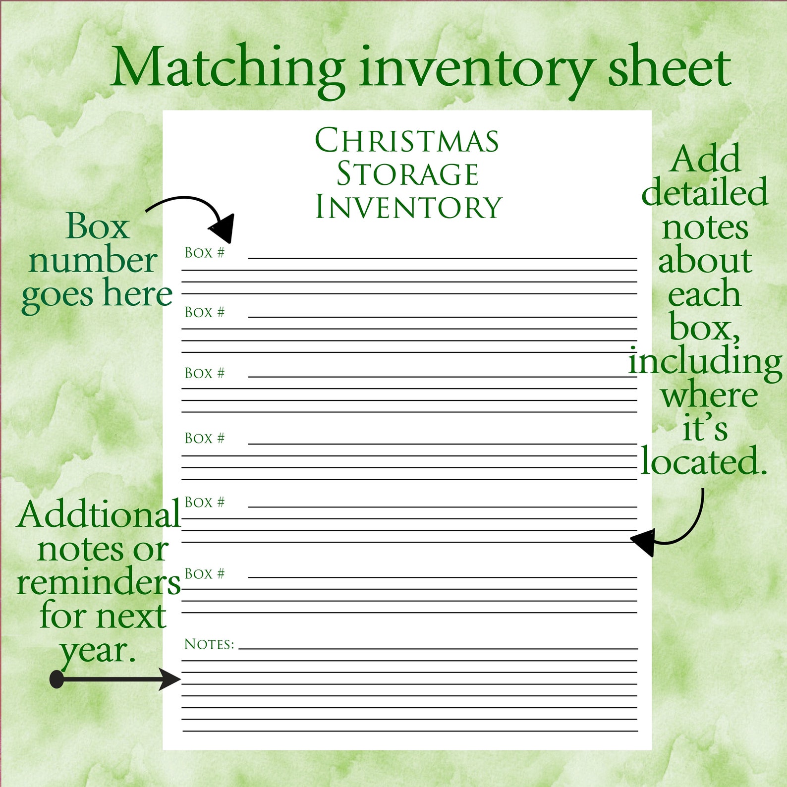 Printable Christmas Storage Bin Labels, Christmas Organization - Etsy