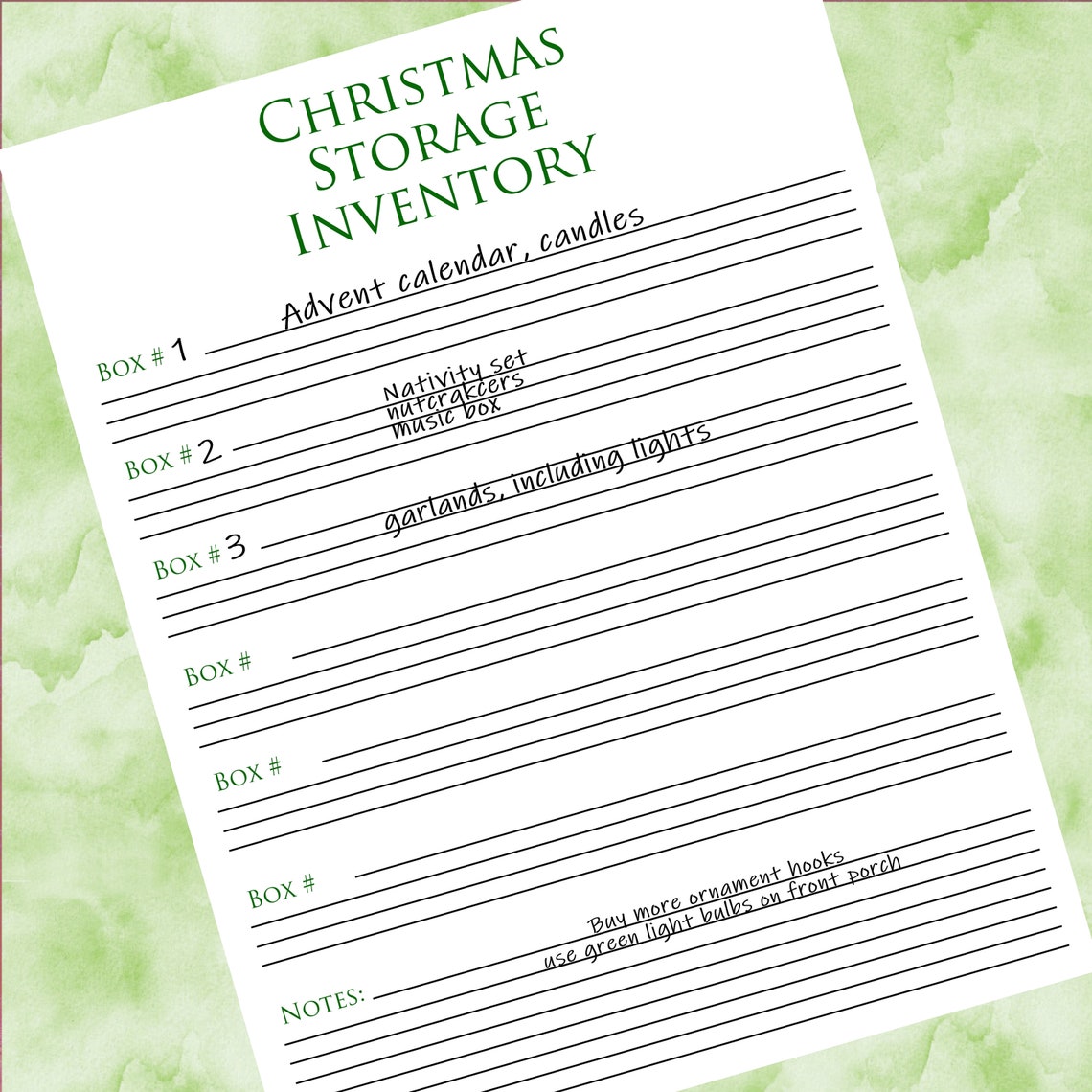 Printable Christmas Storage Bin Labels, Christmas Organization - Etsy