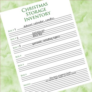 Printable Christmas Storage Bin Labels, Christmas Organization - Etsy