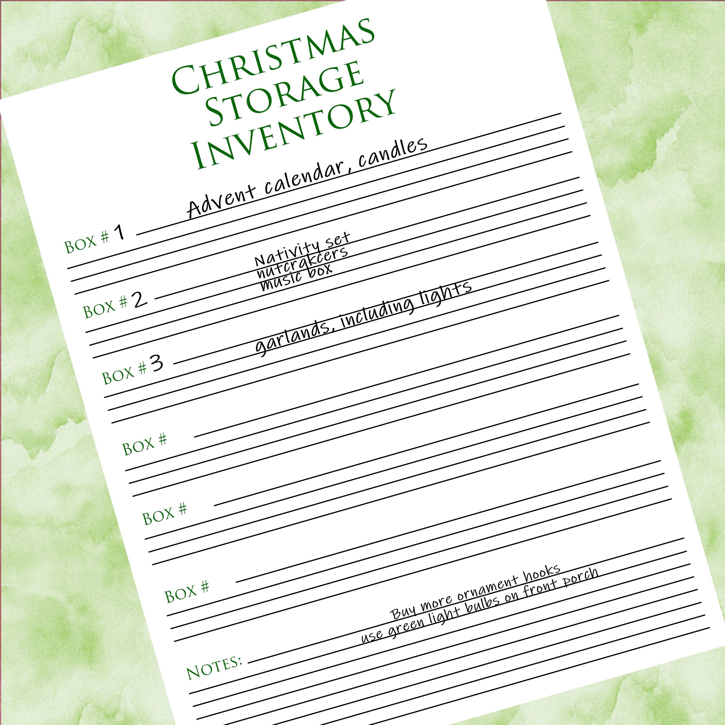 Printable Christmas Storage Bin Labels, Christmas Organization - Etsy