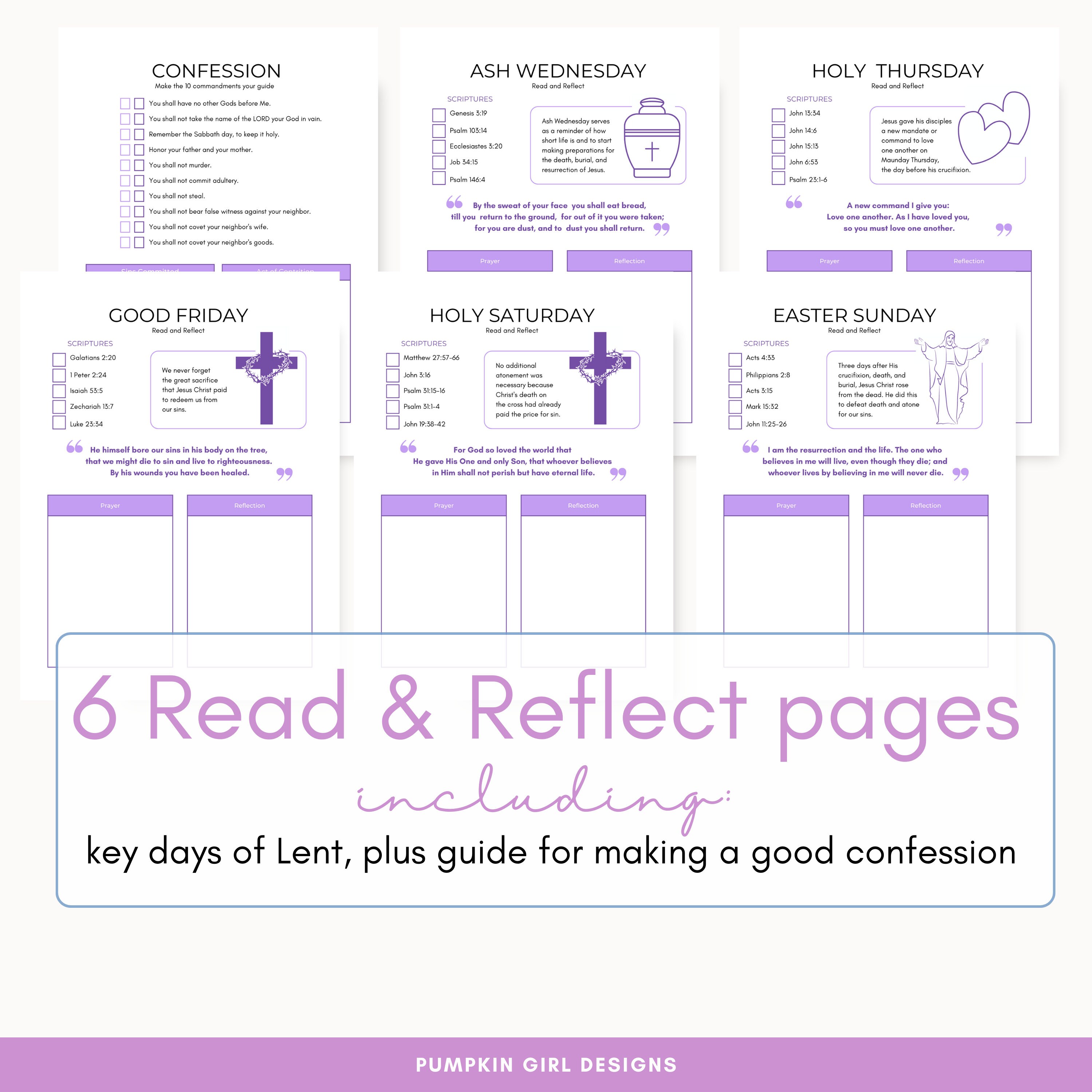 Printable Lenten Journal and Activities for Adults and Teens - Etsy