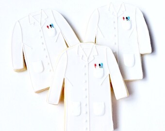 Lab Coat Cookies | Etsy