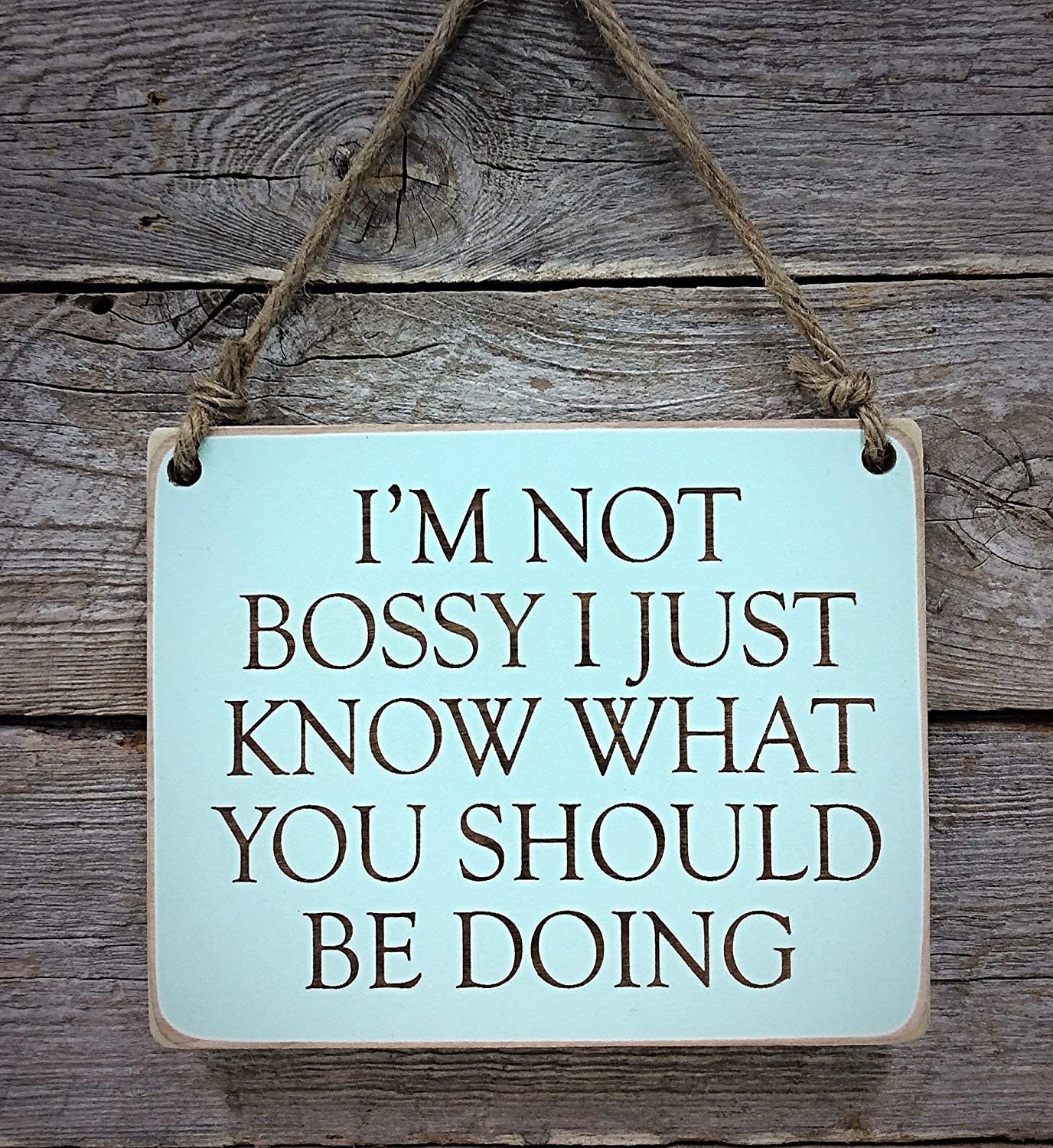 Bossy Sign Funny Boss Sign Funny Office Sign Mothers Day | Etsy
