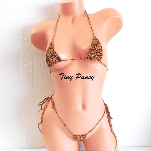 String Bikini Extreme Micro - Etsy Canada