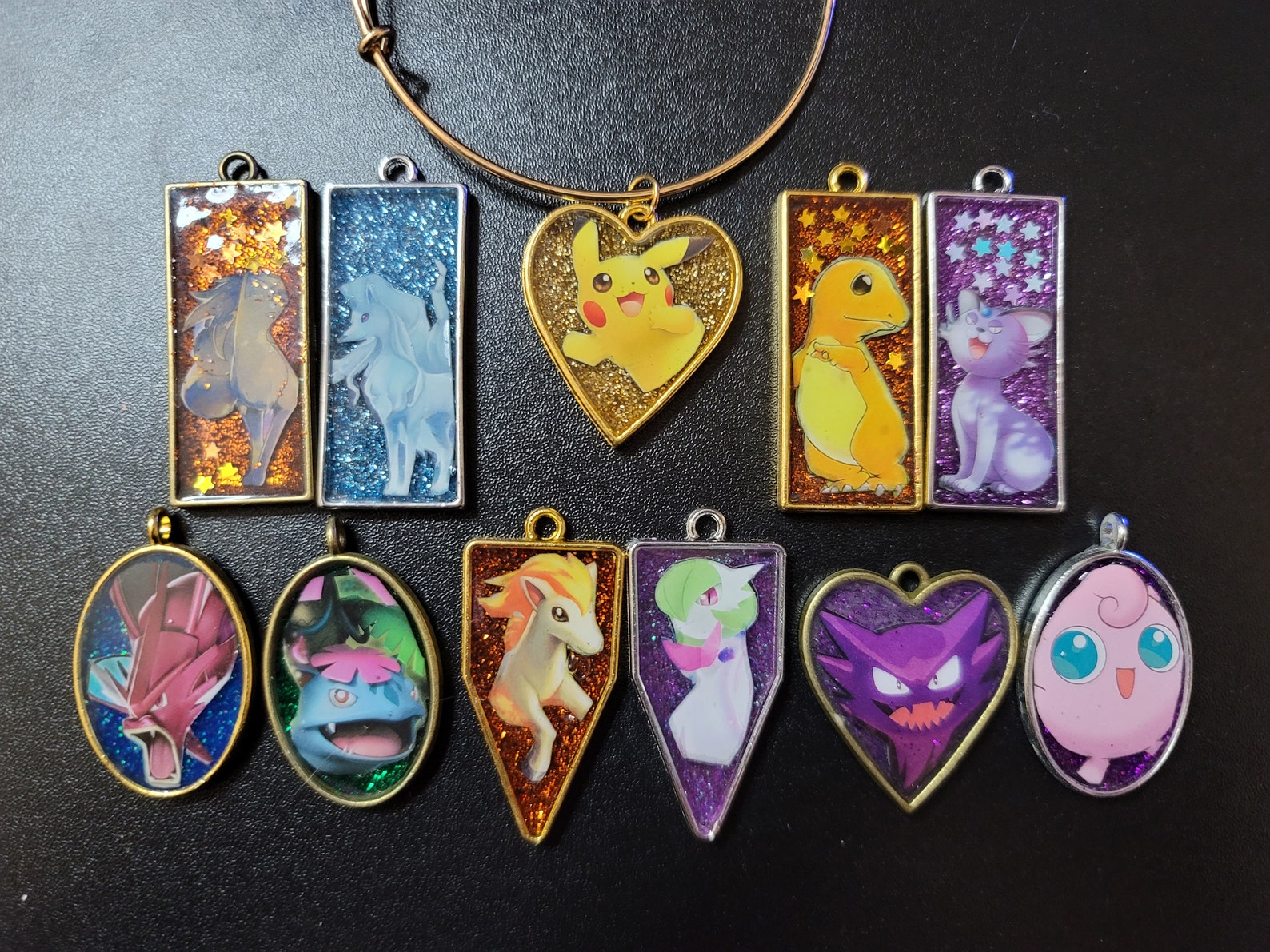 Handmade Pokémon Charm Stretch Choker Necklace Ft. Haunter - Etsy