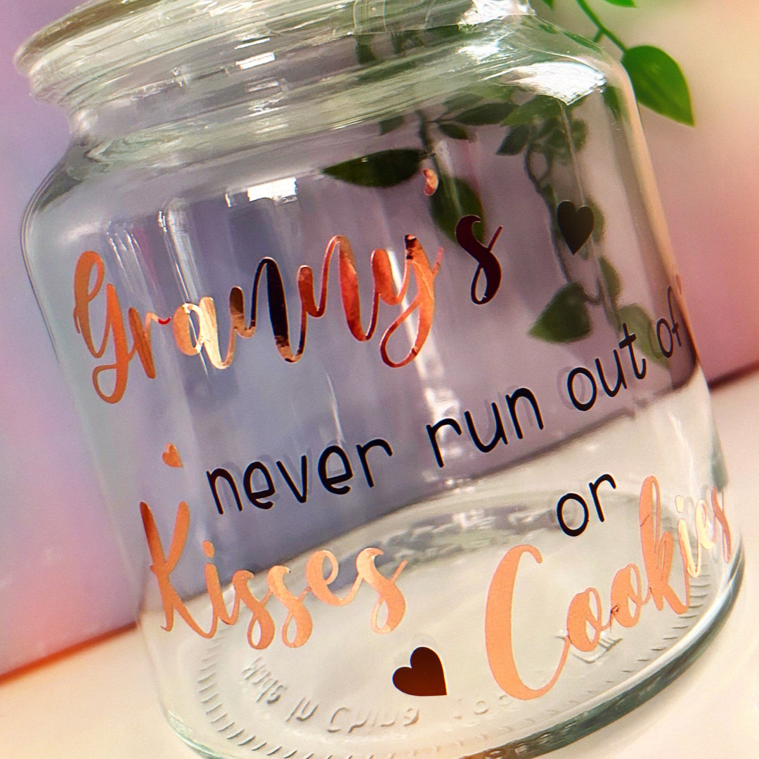 Cookie Jar, Gift for Granny, Grandma, Nana, Nanny, From Grandchildren ...