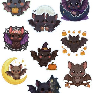 Halloween Clipart Bundle: Spiders, Cats & Bats (digital Download) - Etsy