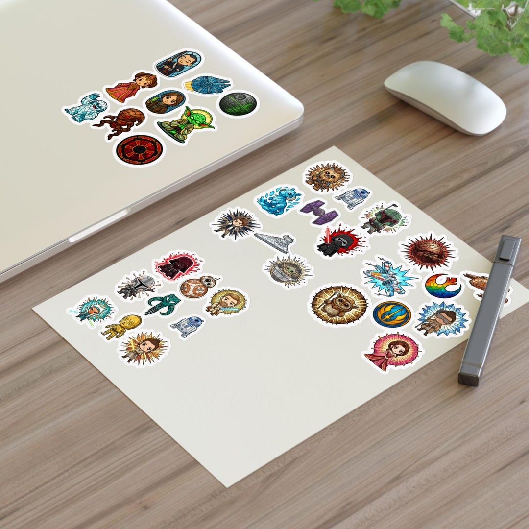 Fantasy RPG Icon Sticker Sheet | Mini Character, Monster & Item Decals ...