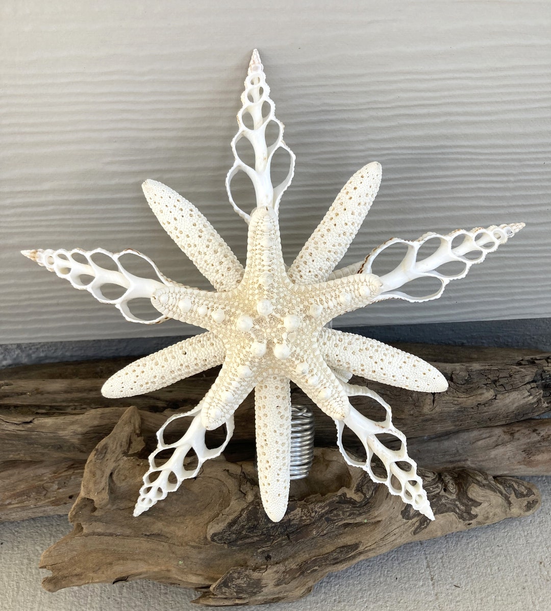 Coastal Tree Topper, Beach Tree Topper, Starfish Tree Topper, Beach ...