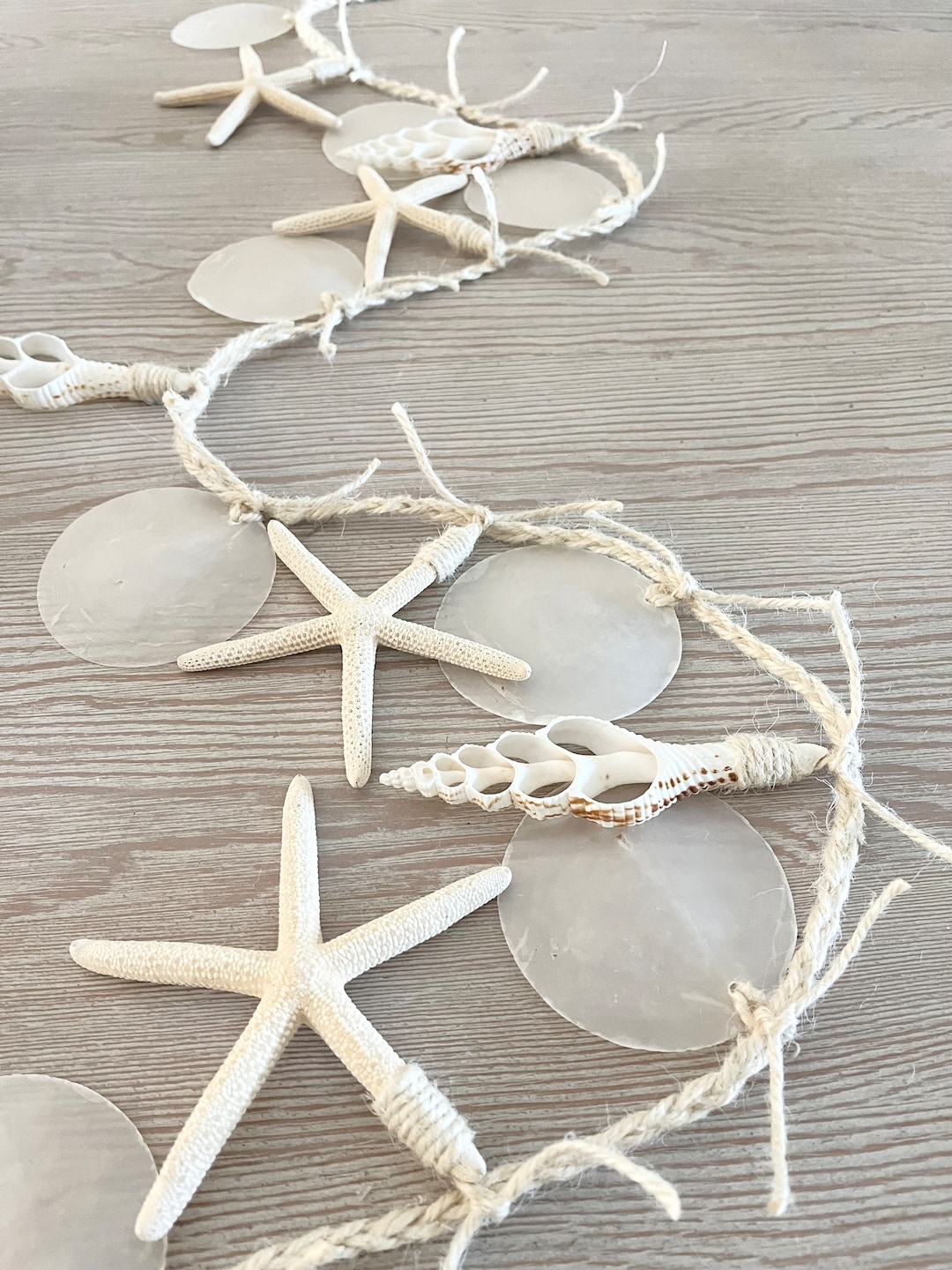 Beach Garland, Beach Decor, Coastal Garland, Shell Garland, Beach House ...