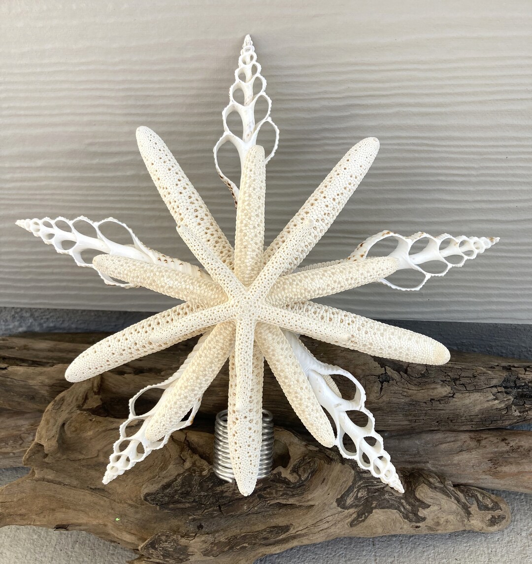 Coastal Tree Topper, Beach Tree Topper, Starfish Tree Topper, Beach ...