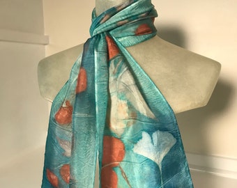 Ginkgo scarf | Etsy