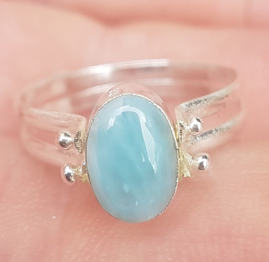 Flip 2 in 1 LARIMAR-CARNELIAN Gemstones 925 Sterling Silver Reversible ...