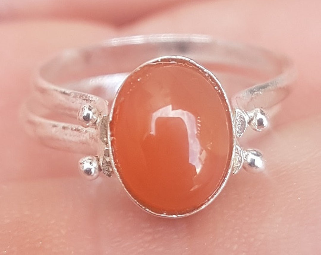 Flip 2 in 1 LARIMAR-CARNELIAN Gemstones 925 Sterling Silver Reversible ...