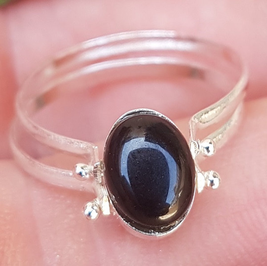 Flip 2 in 1 Larimar-smoky QUARTZ Gemstones 925 Sterling Silver ...