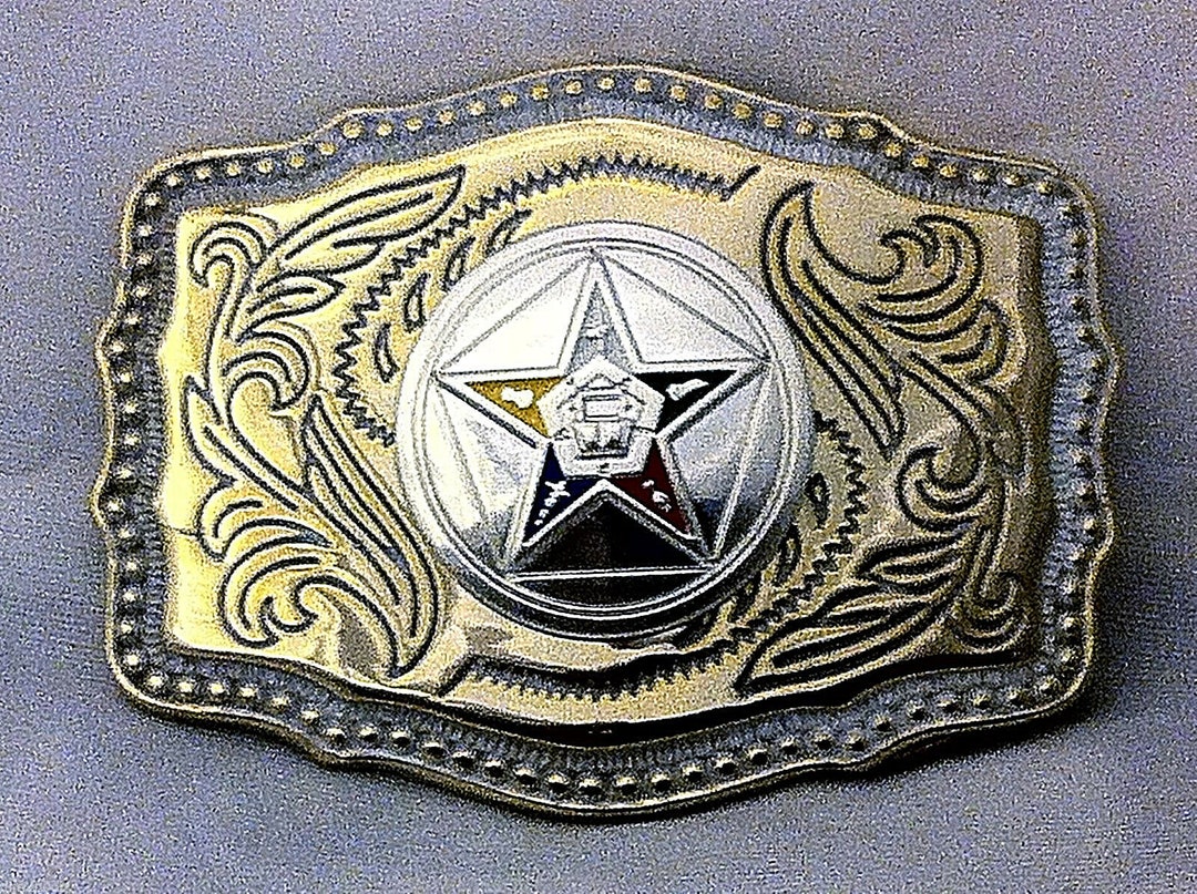 Order of the Eastern Star Belt Buckle Western Style New Design!! - Etsy