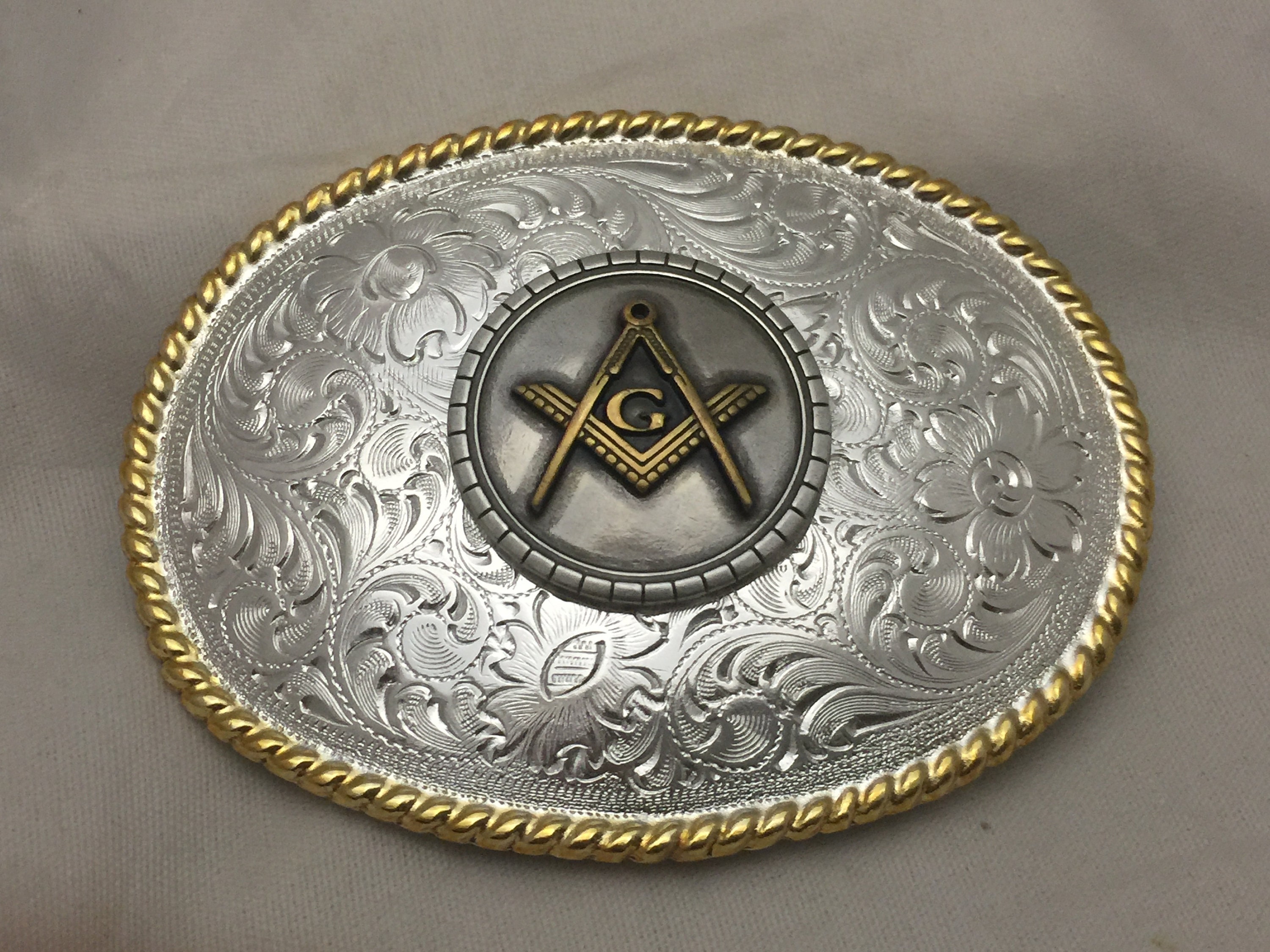 Masonic Symbol High Polish Western Style Belt Buckle - Etsy