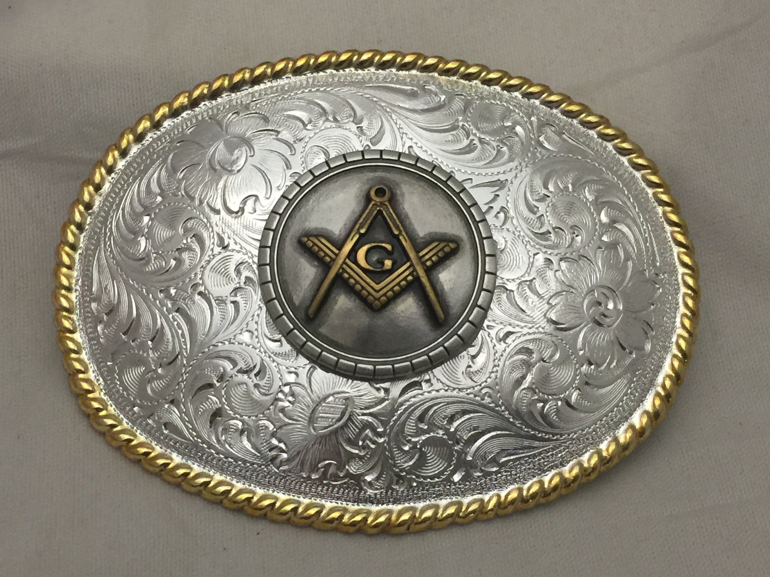 Masonic Symbol High Polish Western Style Belt Buckle - Etsy
