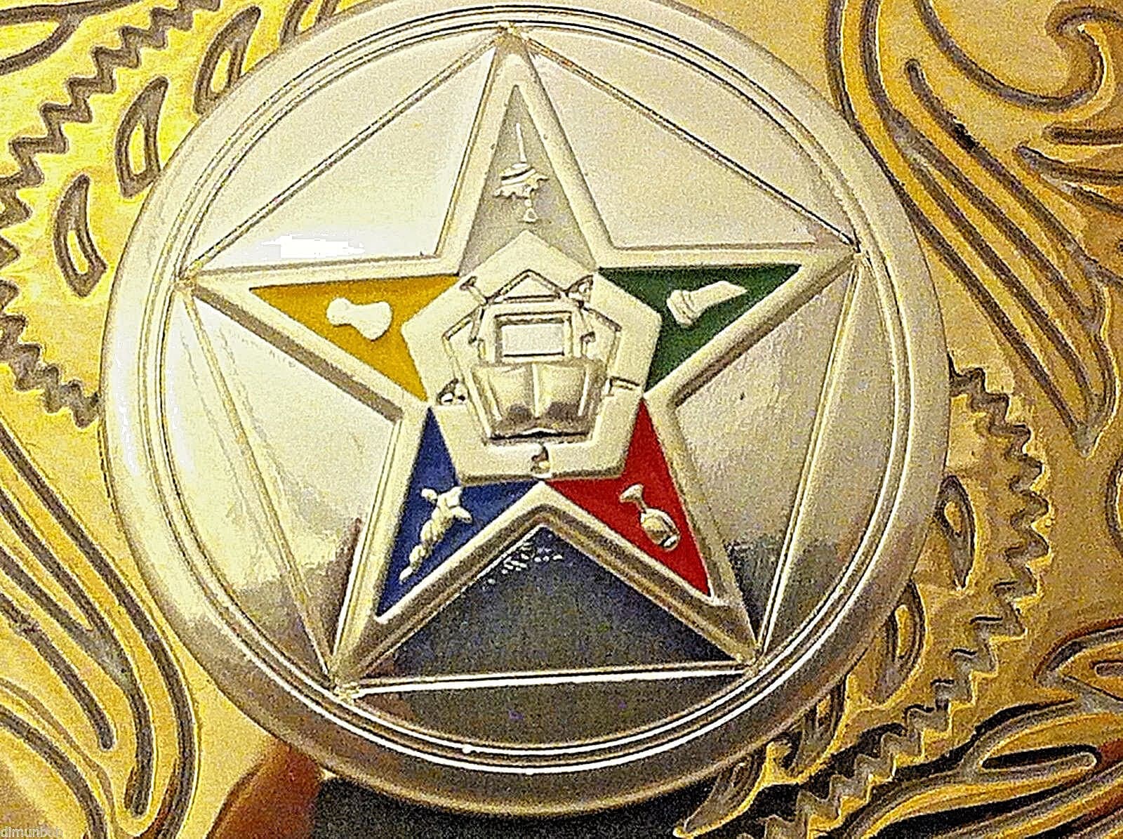 Order of the Eastern Star Belt Buckle Western Style New Design!! - Etsy