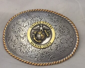 Marine Corps Belt Buckle - Etsy